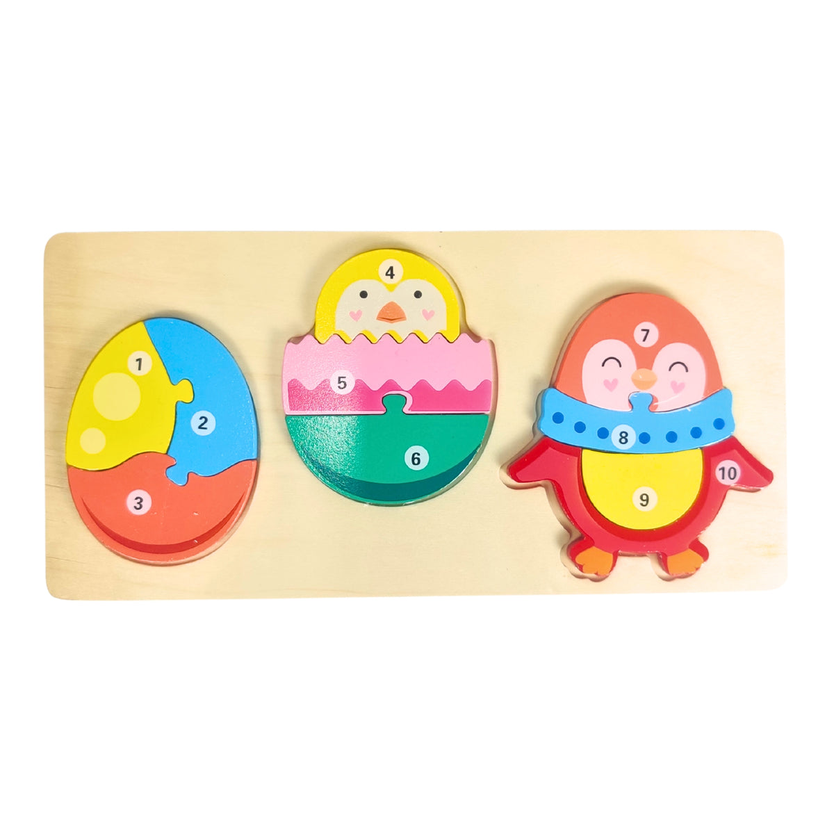 Penguin Evolution Wooden Puzzle – Learning Board for Kids By Channapat ...