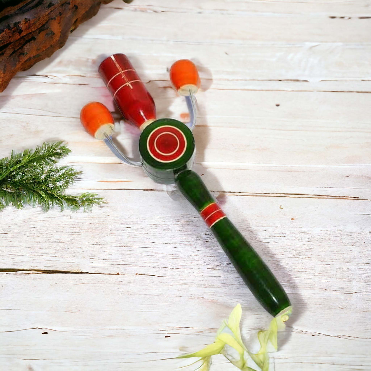 Hollow Kitkity Rattle – Channapatna Toys